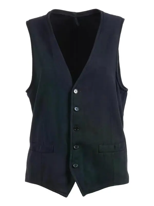 L.B.M. 1911 Button-up Gilet - Blue
