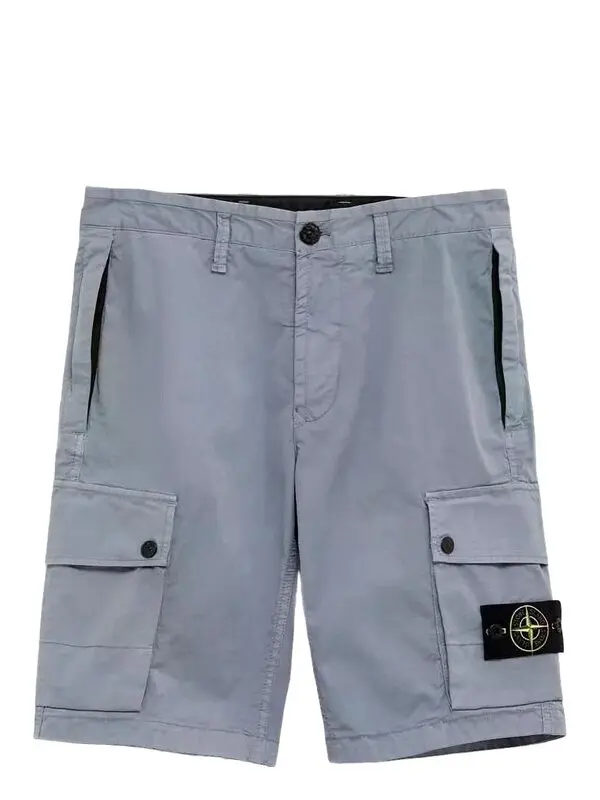 Stone Island Cargo Patch Shorts - Blue