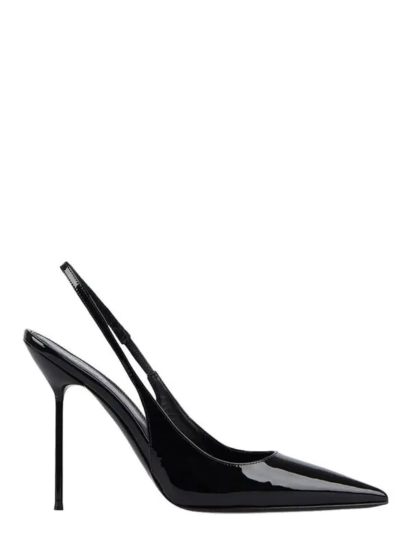 Paris Texas Lidia Slingback Heel 105 - Black