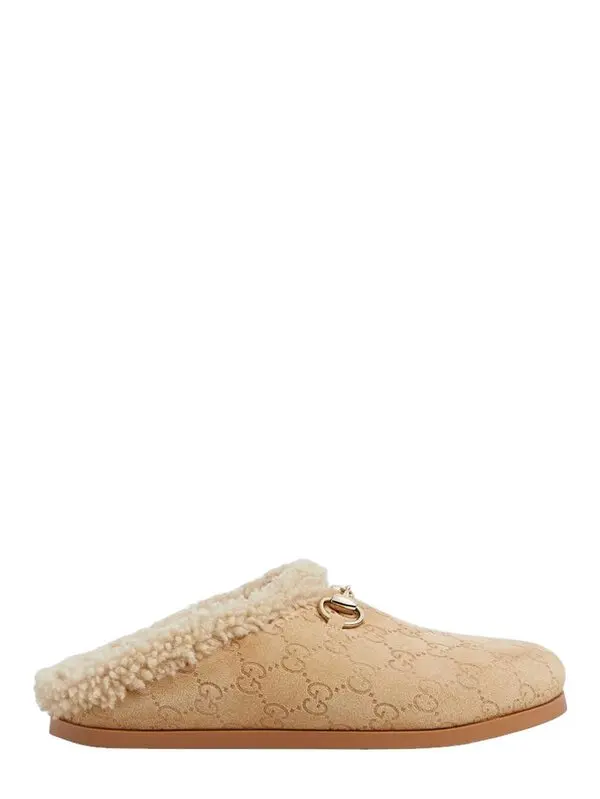 Gucci Suede Mule - Beige