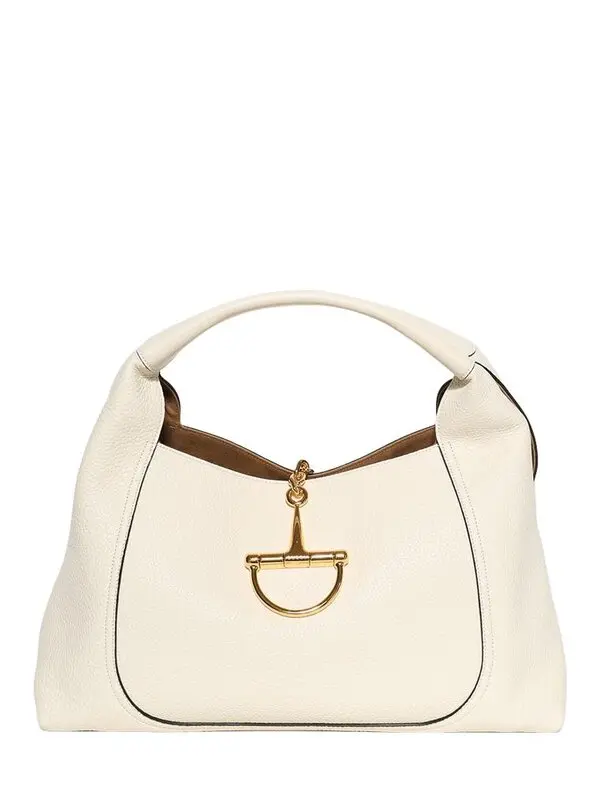 Gucci Softbit Maxi Shoulder Bag - White