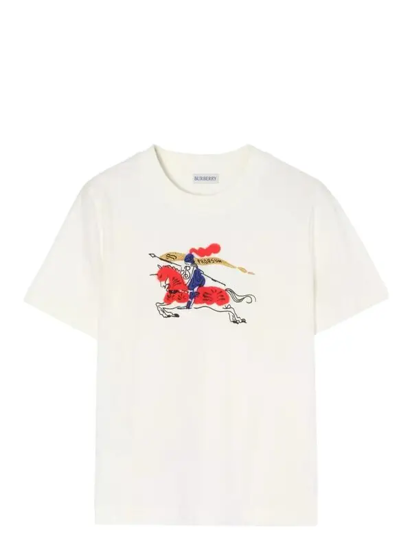 Burberry Equestrian Knight T-shirt - White