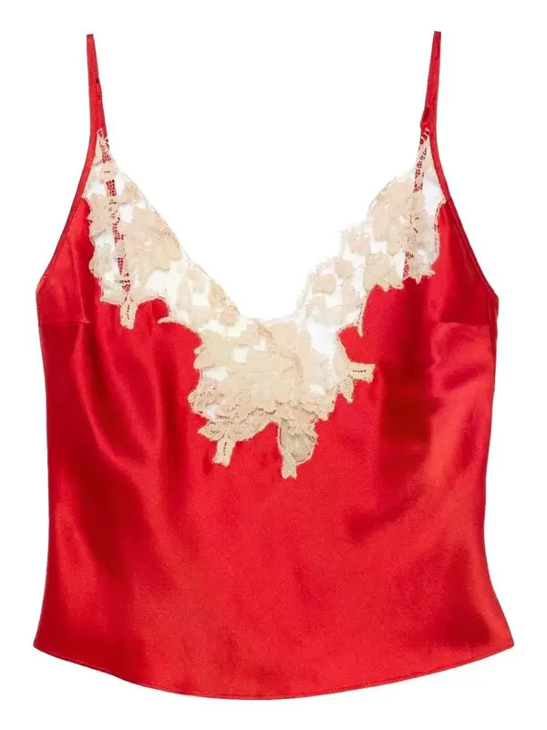 Kiki De Montparnasse Orchid Camisole - Red