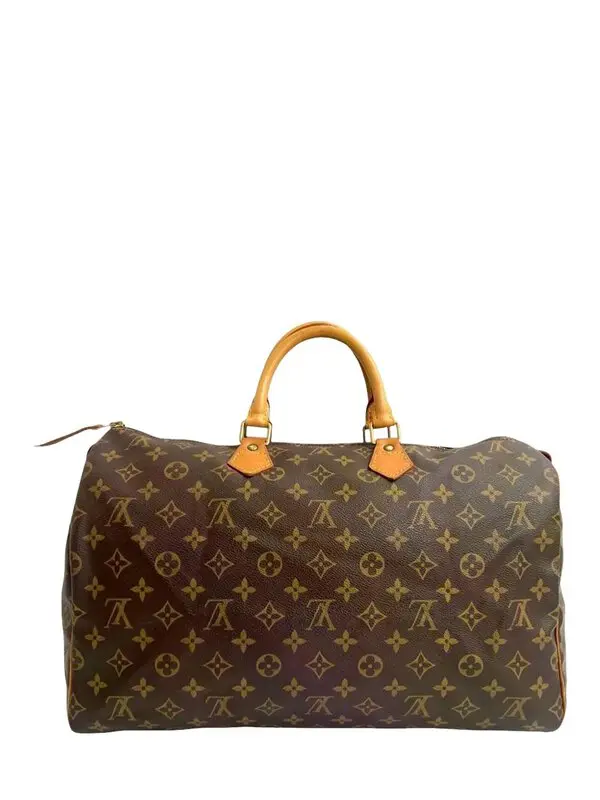 LOUIS VUITTON 1996 Monogram Speedy 40 Boston Bag - Brown