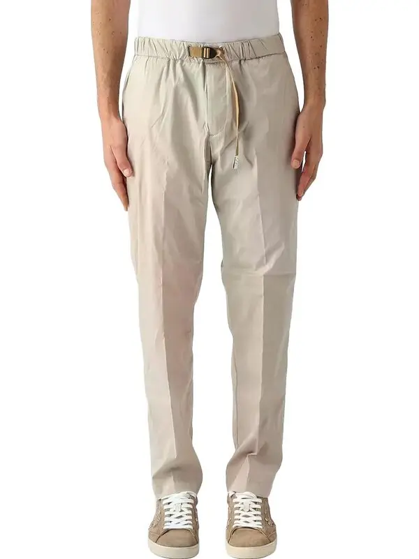 WHITE SAND Belted Trousers - Neutrals