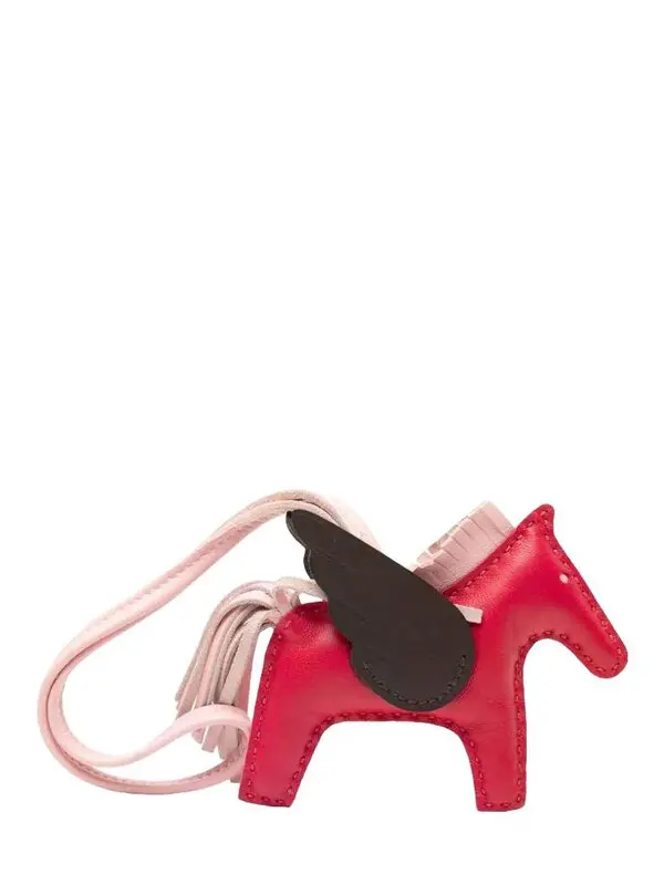 Hermès Grigri Rodeo Pegase Bag Charm Pm Key Chain - Pink