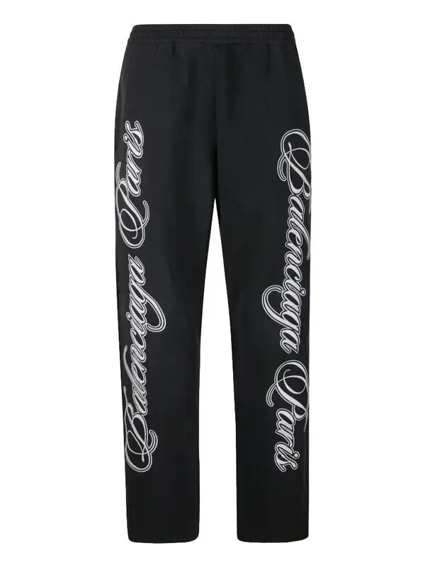 Balenciaga Logo-printed Track Pants - Black