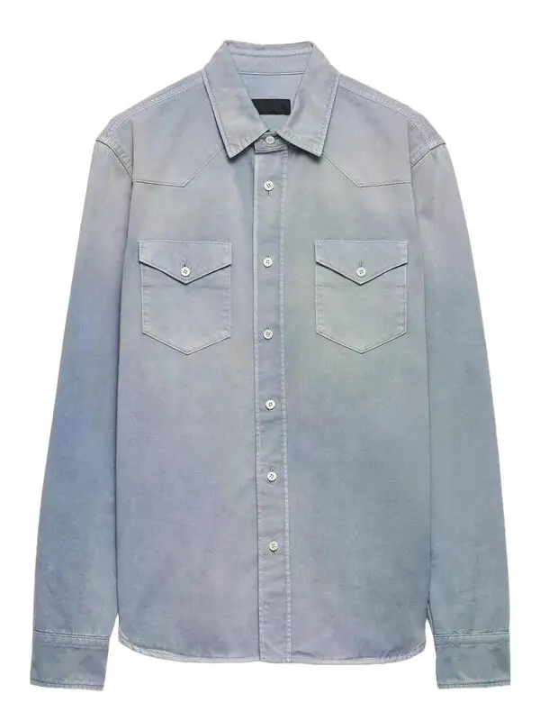 Prada Chest-pockets Shirt - Blue