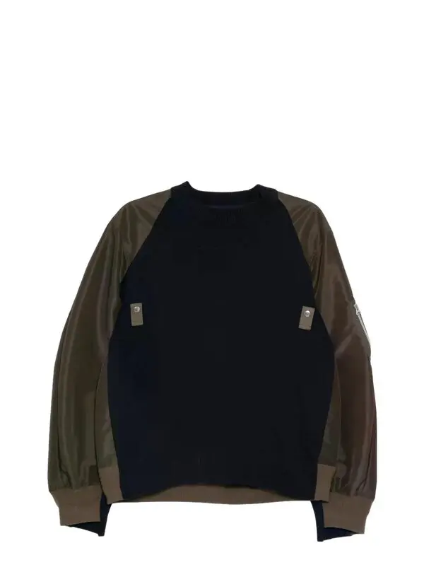 Sacai Sponge Sweatshirt - Black
