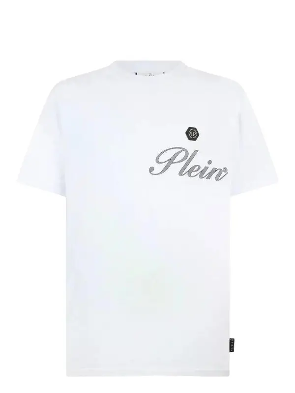 Philipp Plein Round-neck Signature T-shirt - White
