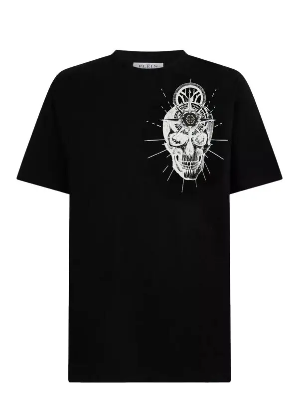 Philipp Plein Round-neck Skull T-shirt - Black