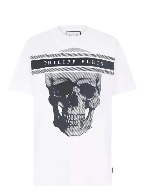 Philipp Plein Skull-print T-shirt - White
