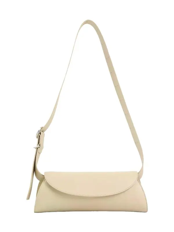 JIL SANDER Small Cannolo Foldover-top Shoulder Bag - Neutrals