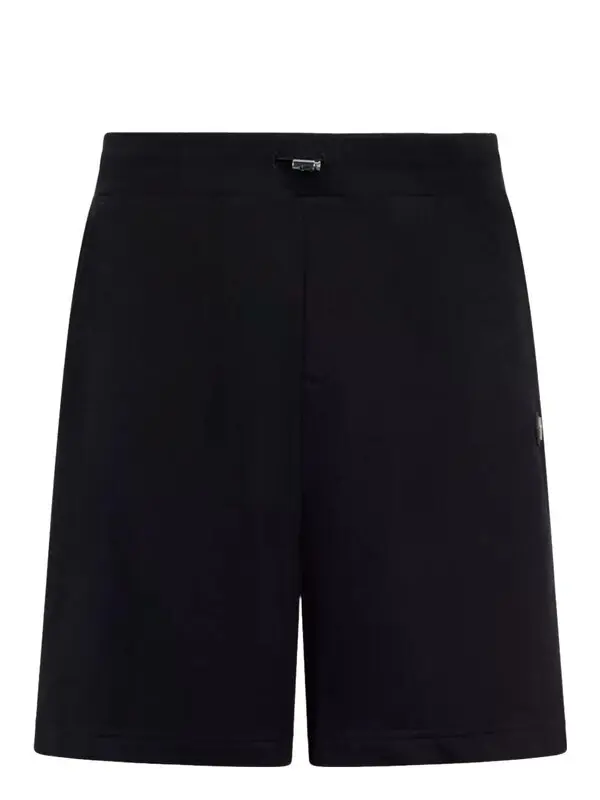 Philipp Plein Fleece Track Shorts - Black