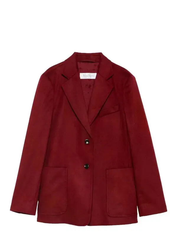 Max Mara Beluno Pocket Blazer - Red