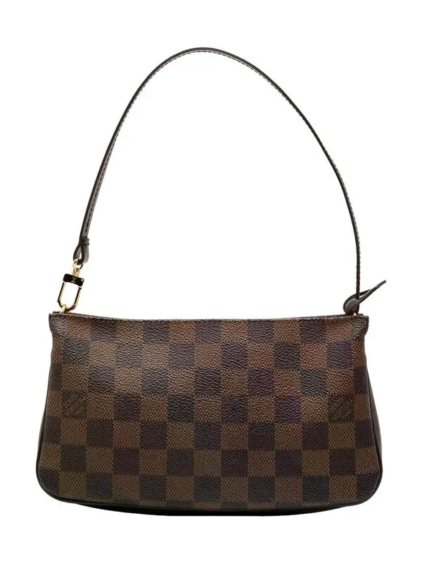 LOUIS VUITTON 2005 Damier Ebene Navona Shoulder Bag - Brown