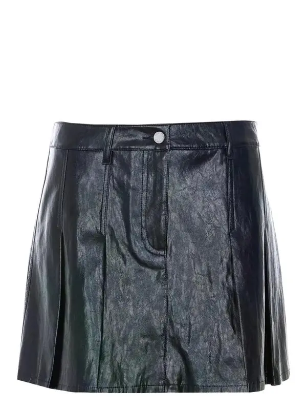 Michael Kors Lateral Zip Mini Skirt - Black