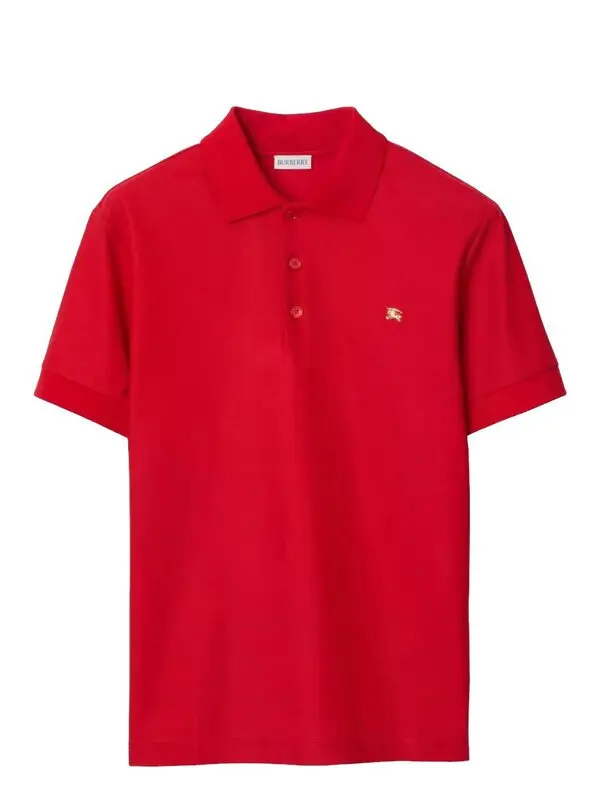 Burberry Ekd Polo Shirt - Red