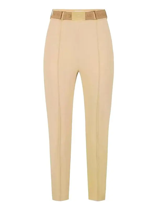 Elisabetta Franchi Belted Trousers - Neutrals