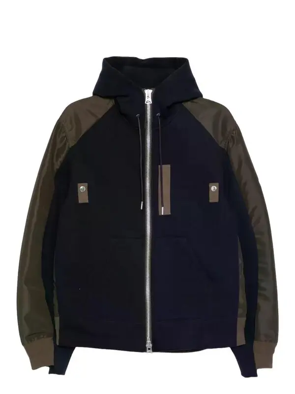 Sacai Sponge Hooded Jacket - Blue