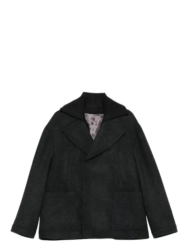 Corneliani Double-breasted Coat - Grey