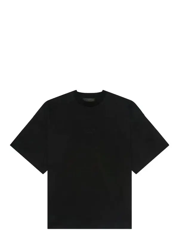 PLACE OF ËLMS Logo-embroidered T-shirt - Black