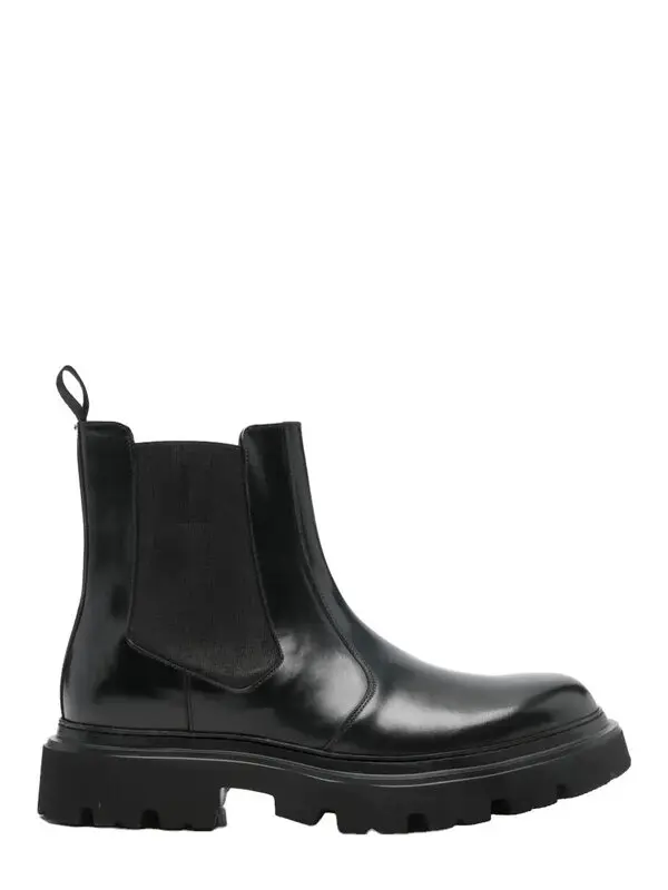 Corneliani Platform Chelsea Boots - Black