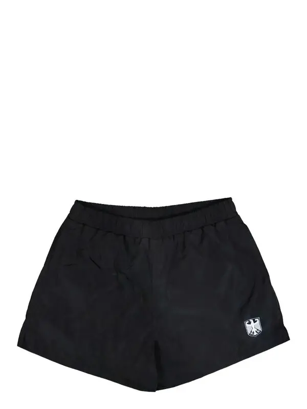 Vetements Eagle-detail Swimshorts - Black