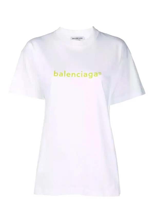 Balenciaga Logo-print Oversized T-shirt - White