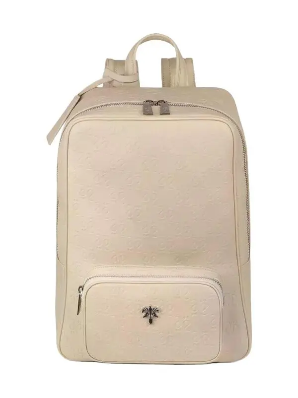 PLACE OF ËLMS Logo-embossed Backpack - Neutrals