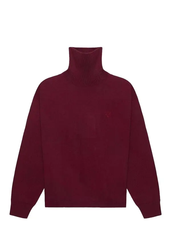PLACE OF ËLMS Turtleneck Sweater - Red