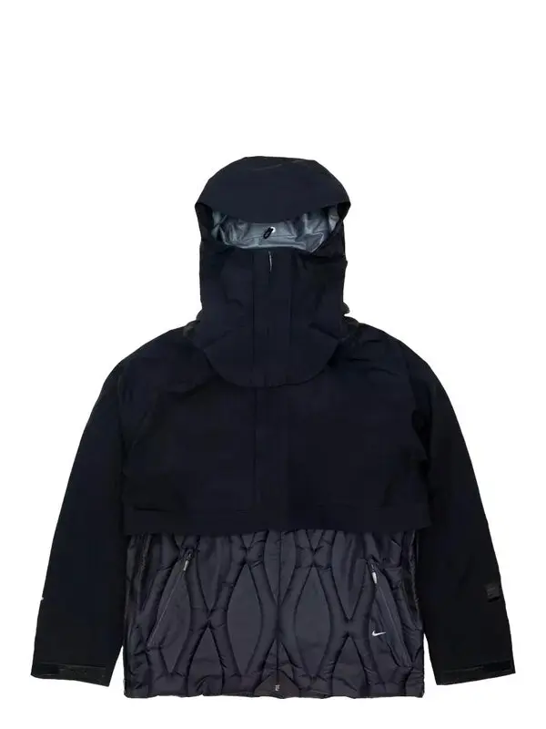 Nike Quilted Hooded Jacket - Black