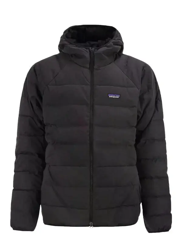 Patagonia Quilted Hooded Jacket - Black