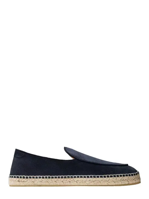 JIMMY CHOO Shenton Velvet Suede Espadrilles - Blue
