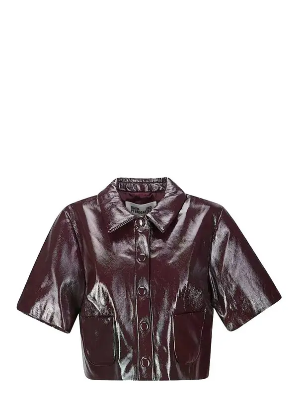 Baum Und Pferdgarten Beth Buttoned Top - Red