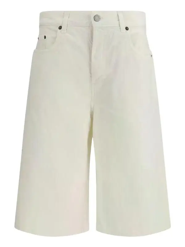 HAIKURE Becky Twill 45 Bermuda Shorts - Neutrals