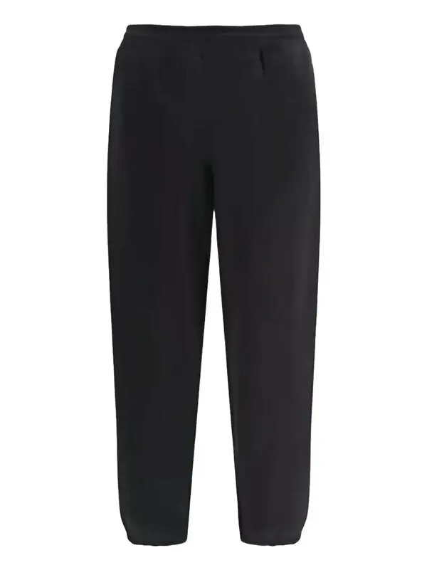Burberry Check-panel Track Pants - Black