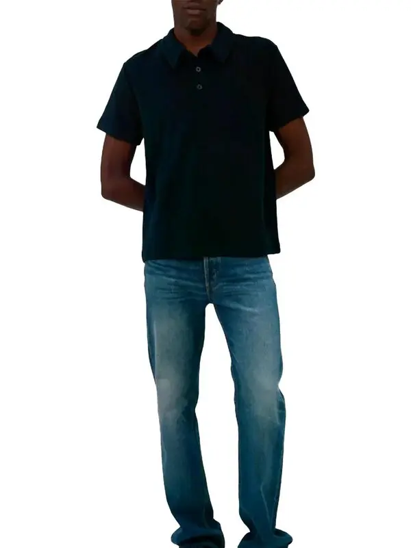 A.p.c. Buttoned Polo Shirt - Blue