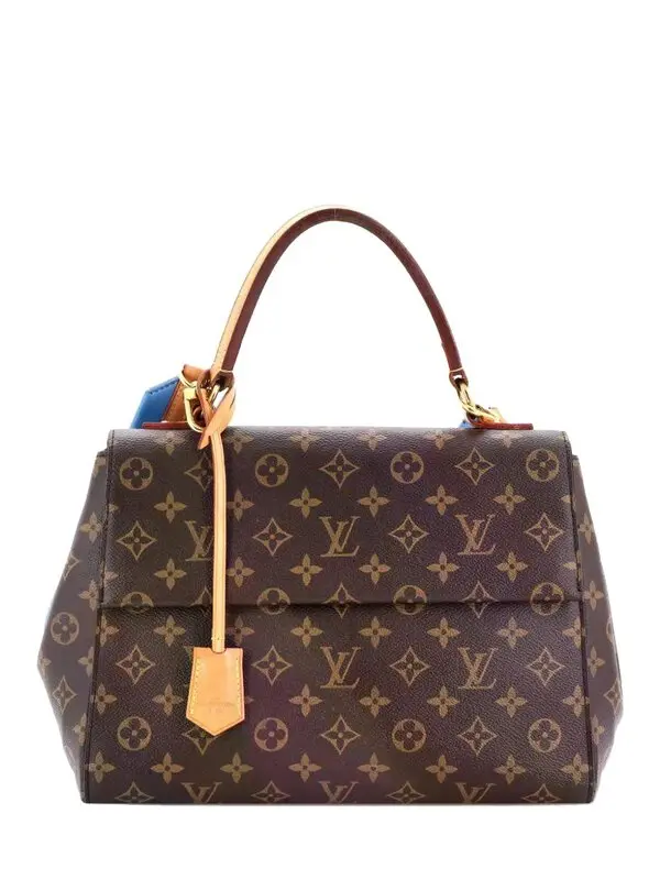 LOUIS VUITTON Cluny Top Handle Mm Shoulder Bag Monogram Canvas - Brown