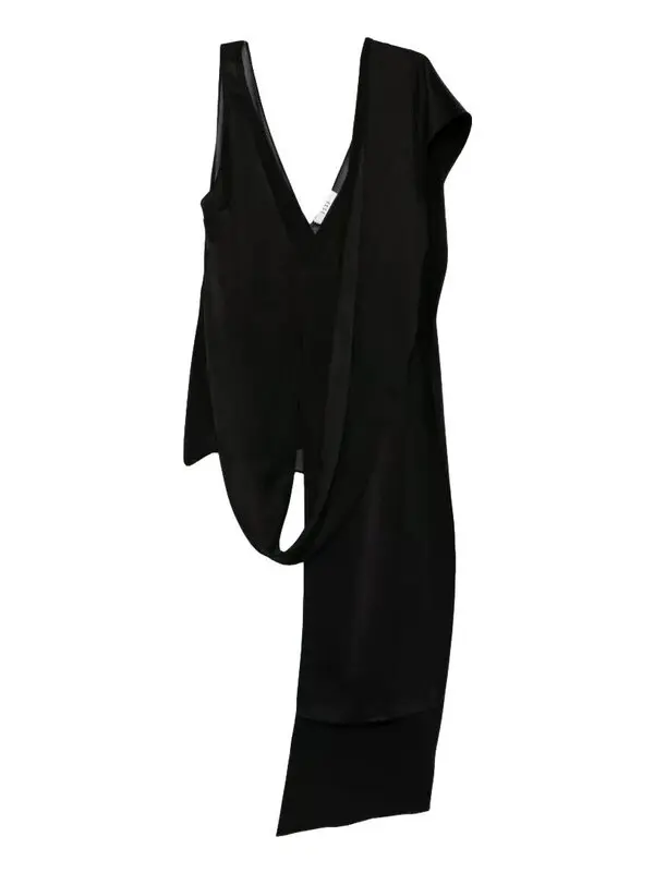 ESSE STUDIOS V-neck Top - Black