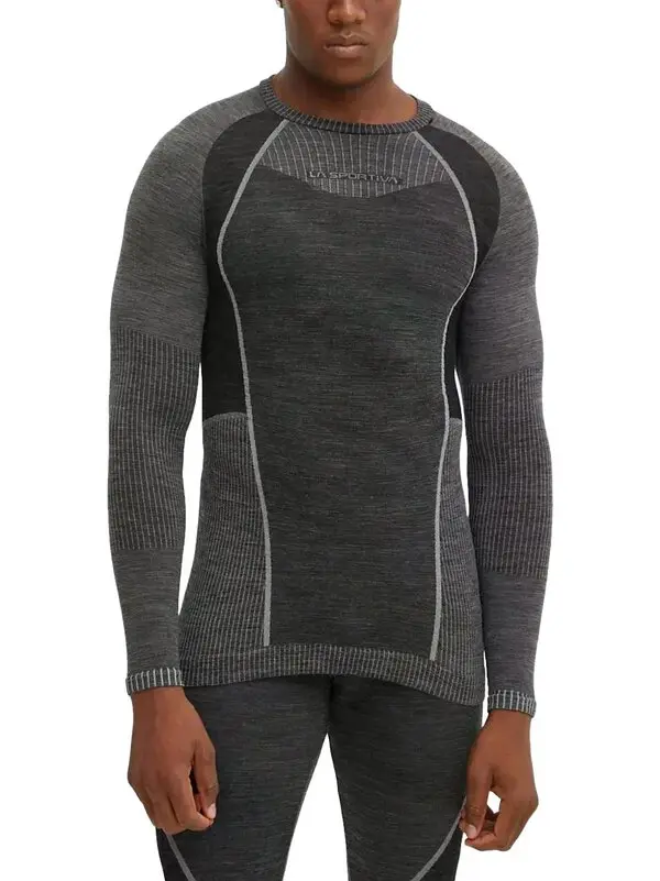 LA SPORTIVA Panelled Long-sleeve T-shirt - Grey