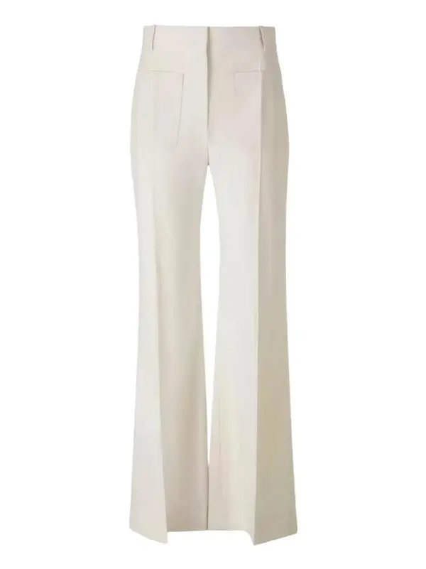 Victoria Beckham Patch-pocket Trousers - Neutrals