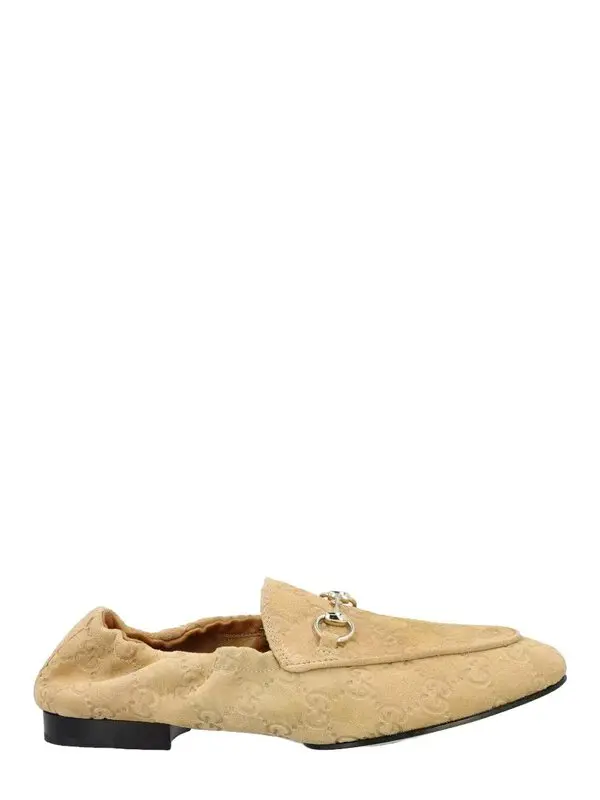 Gucci Gg Patterned Loafers - Neutrals