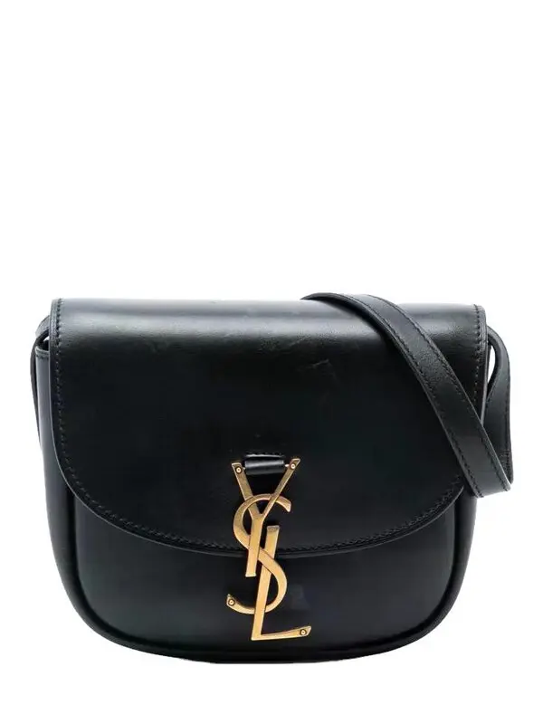 Saint Laurent 2022 Small Monogram Kaia Crossbody Bag - Black