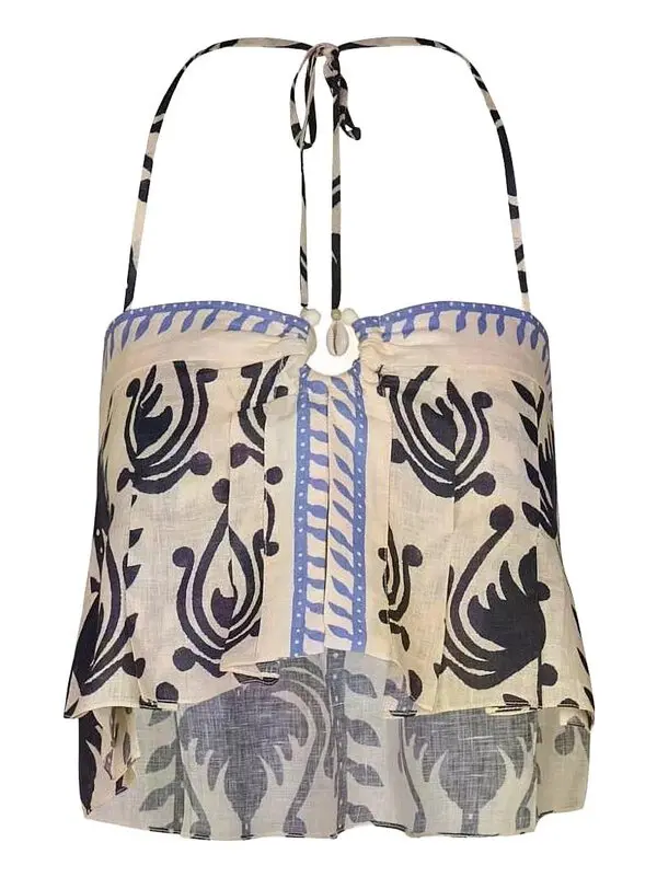 Johanna Ortiz Oceanic Top - Neutrals
