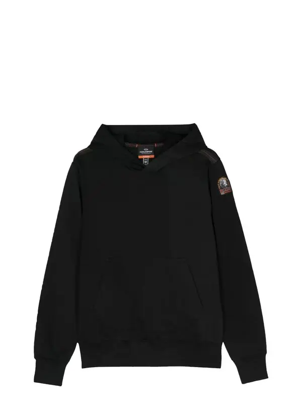 PARAJUMPERS Everest Logo-patch Hoodie - Black