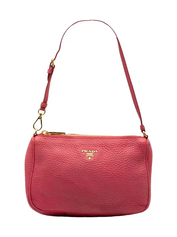 Prada Vitello Daino Shoulder Bag 2000-2025 - Pink