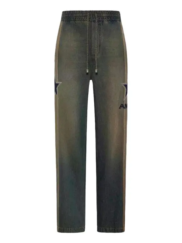 Amiri Star Detail Jeans - Blue