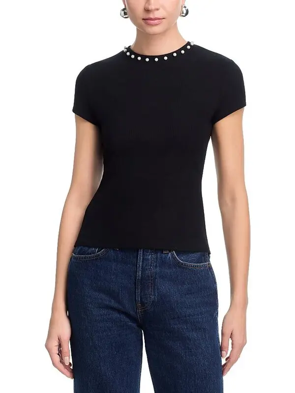 Generation Love Tate Pearl Top - Black/pearl