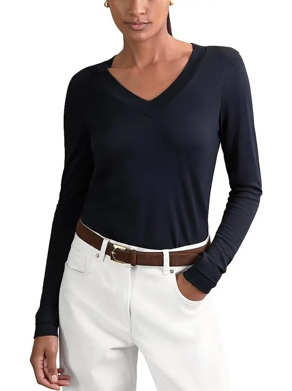REISS Brady Top - Navy